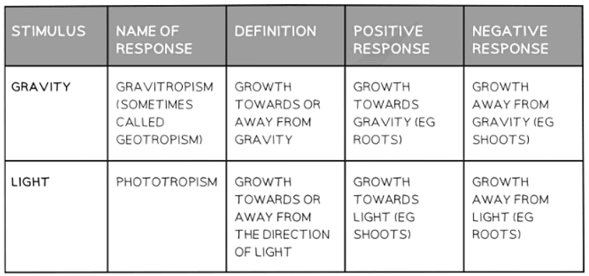Tropisms - Biology for GCSE/IGCSE - Year 11 PDF Download