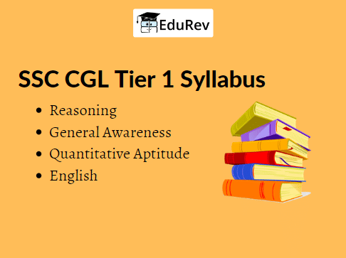 SSC CGL Tier 1 Syllabus PDF Download