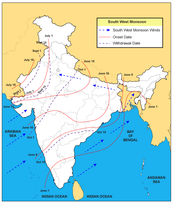 Monsoons: Indian Geography - Geography for UPSC CSE PDF Download