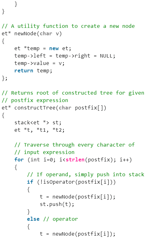 Expression Tree - Programming and Data Structures - Computer Science ...