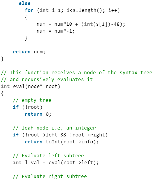 Expression Tree - Programming and Data Structures - Computer Science ...