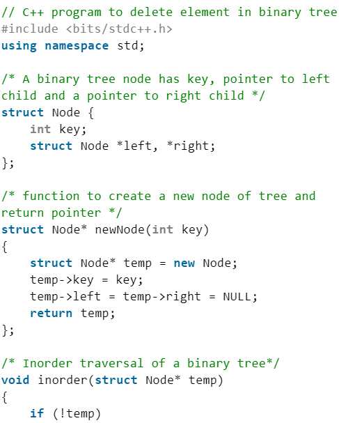 Insertion And Deletion In Binary Tree Programming And Data Structures Computer Science