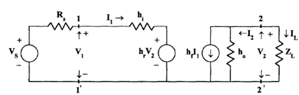 Analysis of a Transistor Amplifier Circuit Using H-Parameters - Analog and Digital Electronics ...