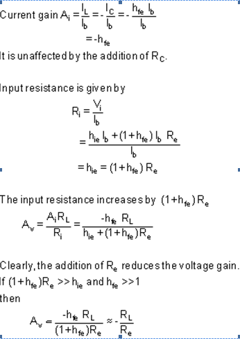 Analysis of a Transistor Amplifier Circuit Using H-Parameters - Analog and Digital Electronics ...