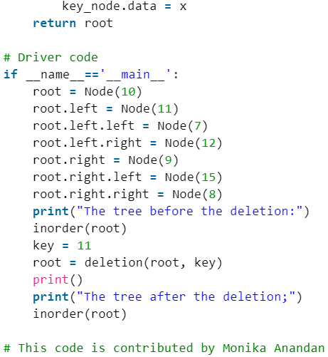 Insertion And Deletion In Binary Tree Programming And Data Structures Computer Science