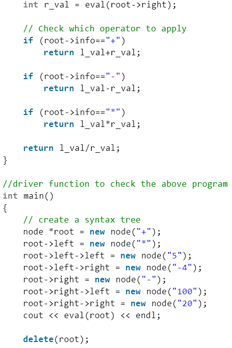 Expression Tree - Programming and Data Structures - Computer Science ...