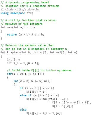 0-1 Knapsack Problem - Algorithms - Computer Science Engineering (CSE ...