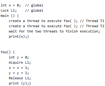 Previous Year Questions: Thread - Operating System - Computer Science Engineering (CSE) PDF Download