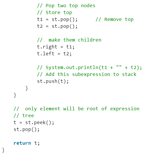 Expression Tree - Programming and Data Structures - Computer Science Engineering (CSE) PDF Download