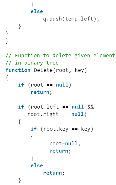 Insertion And Deletion In Binary Tree Programming And Data Structures Computer Science