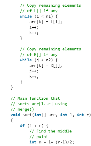 Merge Sort Algorithms Computer Science Engineering Cse Pdf Download 8260