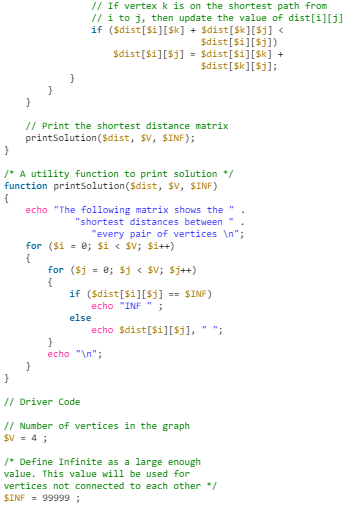 Floyd Warshall Algorithm Algorithms Computer Science Engineering Cse Pdf Download