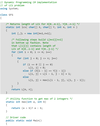 Longest Common Subsequence - Algorithms - Computer Science Engineering (CSE) PDF Download