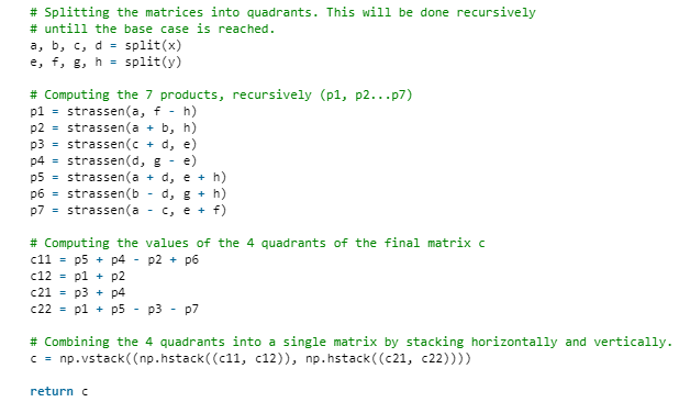 Strassen’s Matrix Multiplication - Algorithms - Computer Science ...