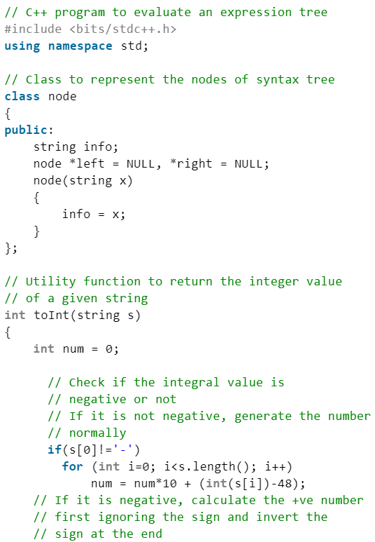 Expression Tree - Programming and Data Structures - Computer Science Engineering (CSE) PDF Download