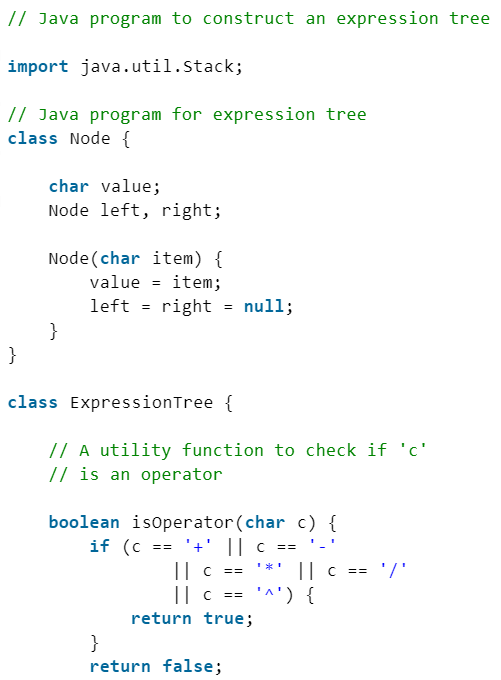 Expression Tree - Programming and Data Structures - Computer Science Engineering (CSE) PDF Download