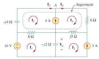 Mesh & Supermesh for AC Circuits | Network Theory (Electric Circuits ...