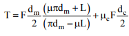 Power Screws & Their Efficiency - Notes | Study Design of Machine ...