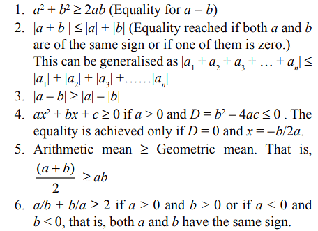 Overview: Inequalities - Quantitative Aptitude (Quant) - CAT PDF Download