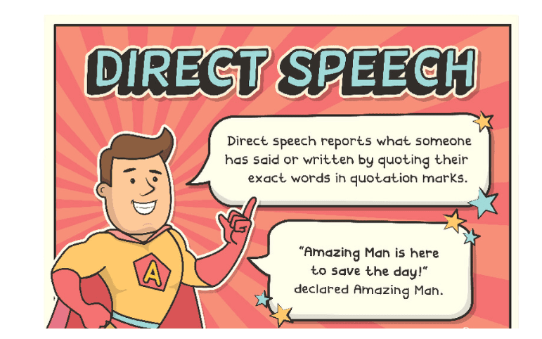 Direct and Indirect Speech - English Grammar for Class 6 PDF Download