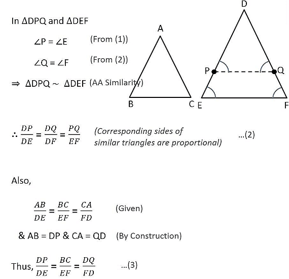 Triangles Class 10 Notes Maths Chapter 6 Free PDF