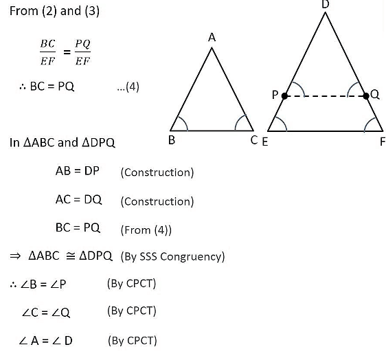 Triangles Class 10 Notes Maths Chapter 6 Free PDF