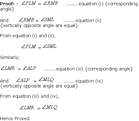 Theorems of Lines and Angles - Class 9 PDF Download