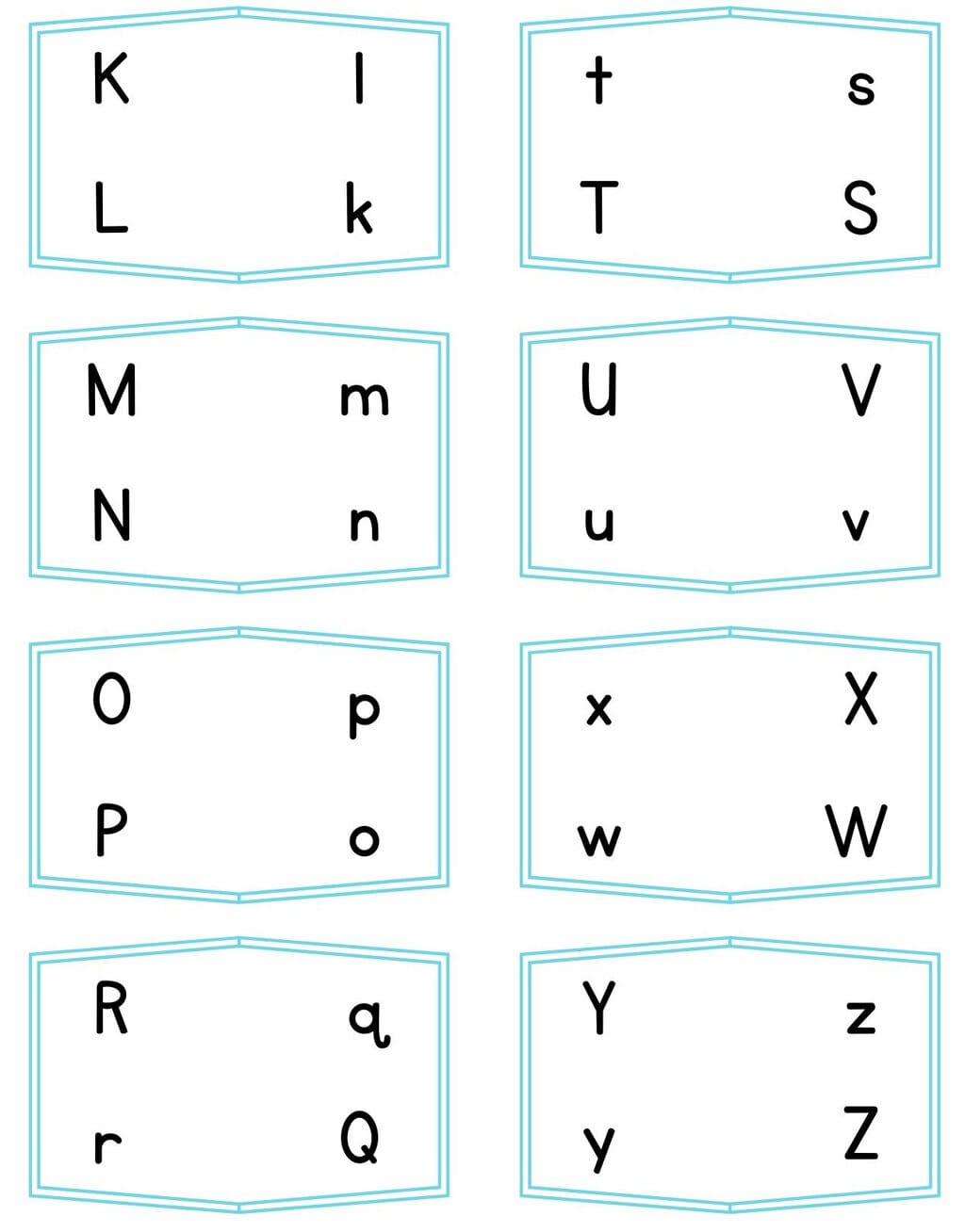Worksheet: Small Letters - 2 - English for LKG PDF Download