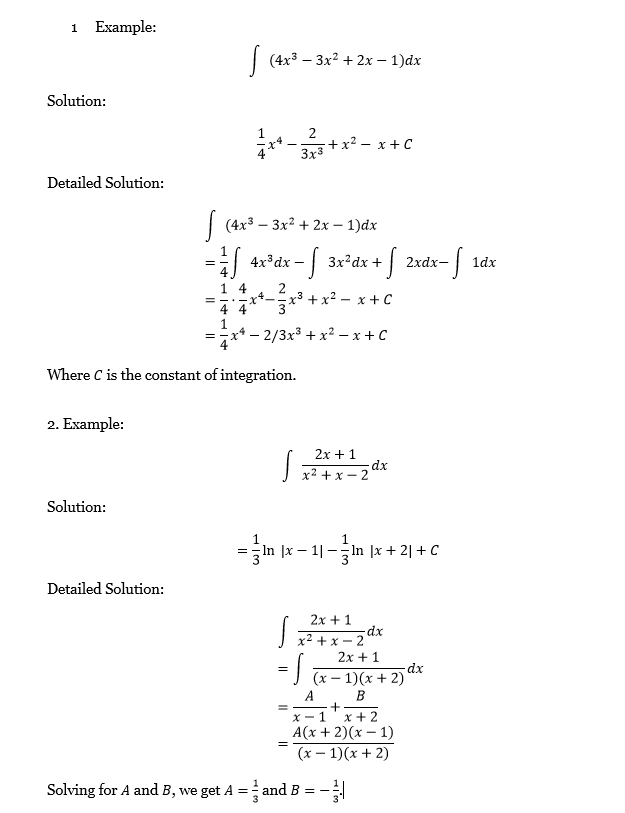 Integration for Physics - JEE PDF Download