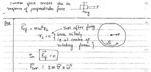 Non-Inertial Frames and Pseudo Forces - 2 - Physics for IIT JAM, UGC - NET, CSIR NET PDF Download