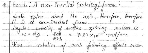 Non-Inertial Frames and Pseudo Forces - 1 - Physics for IIT JAM, UGC - NET, CSIR NET PDF Download