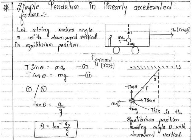 Non-Inertial Frames and Pseudo Forces - 1 - Physics for IIT JAM, UGC - NET, CSIR NET PDF Download
