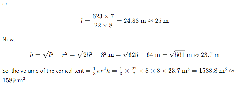 Surface Area and Volumes Class 9 Notes Maths Chapter 12 Free PDF
