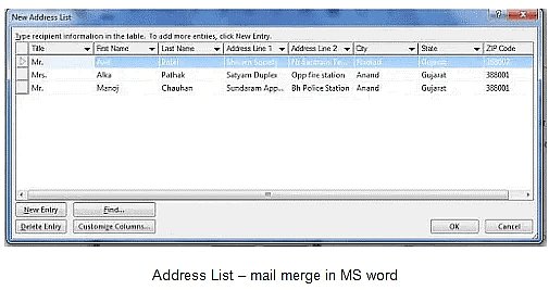Implement The Mail Merge Information Technology For Class 10