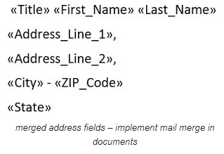 Implement the Mail Merge - Information Technology for Class 10 PDF Download