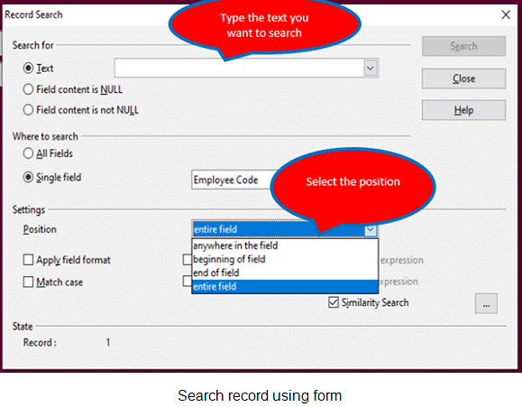 Create Forms And Reports Using The Wizard Information Technology For Class 10 Pdf Download