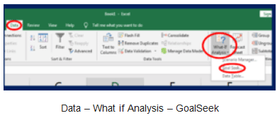 Analyse Data using Scenarios and Goal Seek - Information Technology for ...