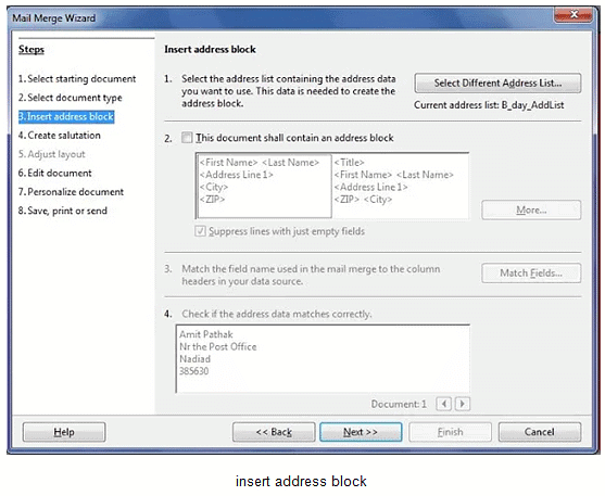 Implement the Mail Merge - Information Technology for Class 10 PDF Download