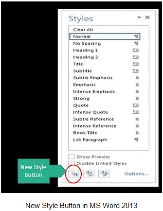 Create and Apply Styles in the document - Information Technology for ...