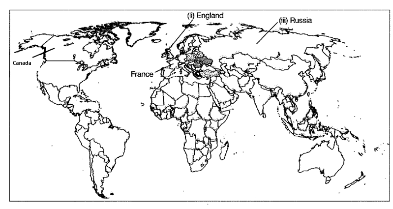 Map Based Questions: Socialism in Europe and the Russian Revolution ...