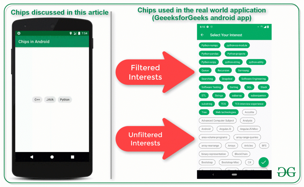 Material Design Components Chips in Android with Example - Software ...