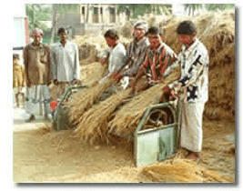 Threshing methods - Harvest and Post Harvest Operations, Crop ...
