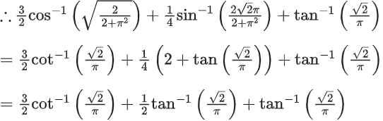 JEE Main Previous Year Questions (2021-23): Inverse Trigonometric Functions PDF Download