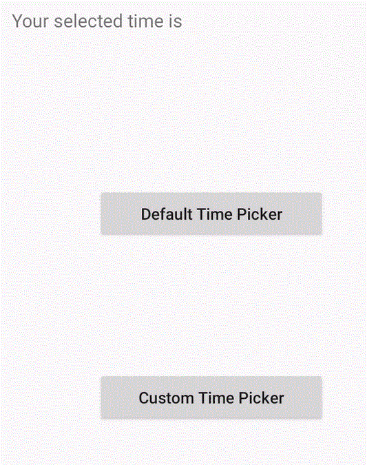 Implement Customised Timepicker In Android Using Snaptimepicker Software Development Pdf Download 