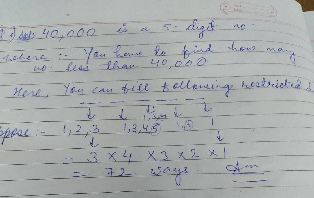 How many numbers less than 40,000 can be formed from the digits 1,2,3,4 ...
