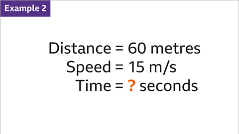 How to calculate speed, distance and time using a bar model - Year 7 ...