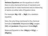 What Is Skeletal Chemical Equation Related Types Of Chemical
