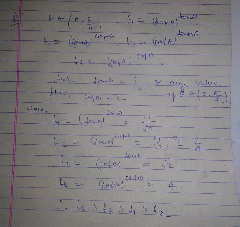 Letand then (2006 - 3M, andndash;1)a)t1 andgt; t2 andgt; t3 andgt; t4b)t4 andgt; t3 andgt; t1 ...