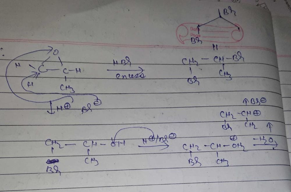 1-Methylethylene oxideProduct X will be andndash;a)b)c)d)Correct answer ...