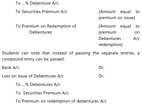 Unit 3: Issue of Debentures Chapter Notes - Accounting for CA ...